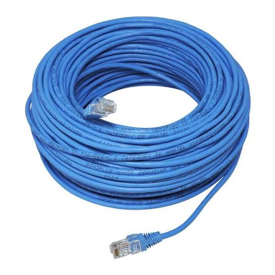 Cabo Rj45 cripado 50 metros cat5e - Nexans - Cabo de Rede - Magazine Luiza
