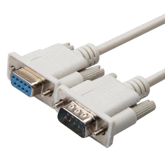 Cabo Serial 9 Pinos Macho X Femea Rs232 Db9 Pinos Invertido ...