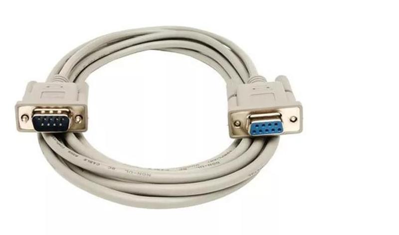 Cabo Serial para Impressora Zebra Db9 Macho X Db9 Fêmea C/10 Metros ...