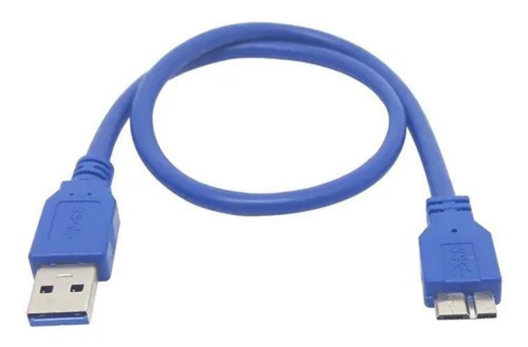 Cabo Usb 3.0 Am Micro Para Hd Externo 0,50Cm - Estrutura - Cabo USB ...