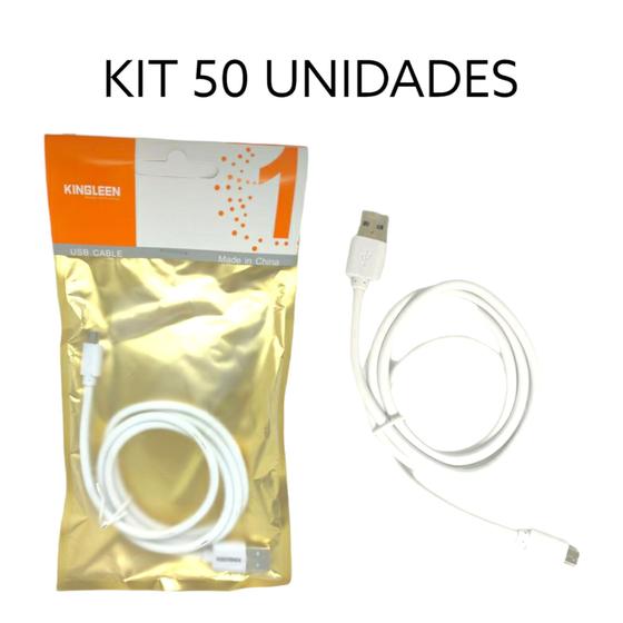 Cabo USB V8 Micro USB 1 Metro Kingleen - ATACADO Kit 50 Unidades ...