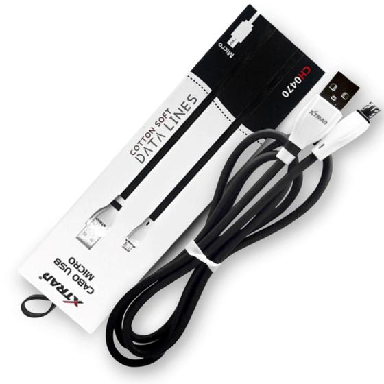 cabo USB v8 Xtrad 1,2 metros Compatível com todos os aparelhos com ...