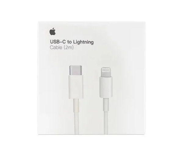 Cabo USBC Turbo para Lightning 2 Metros Branco Compativel Iphone-11-12 ...