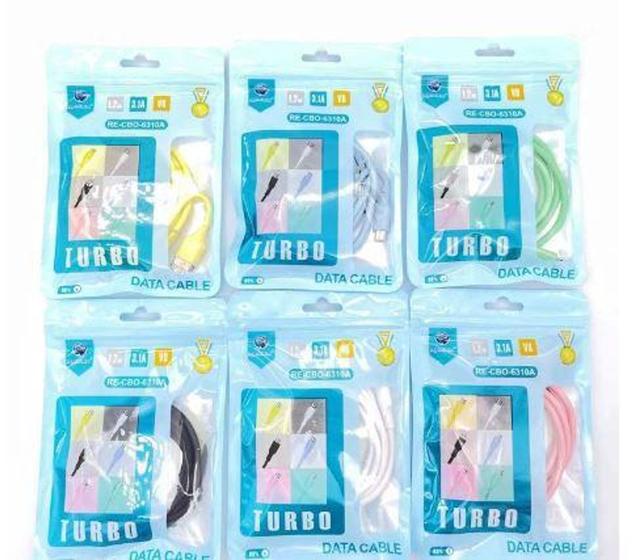 Cabo V8 Micro Usb Ultra Rápido 3,1A 1,2M RE-6310A Renux - Cabo USB ...