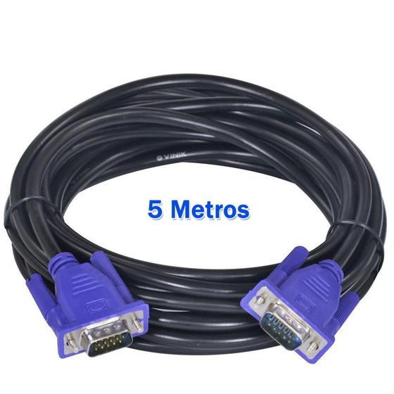 Cabo Vga Para Vga 5 Metros Com Filtro Knup Kp-5002-5m - Cabo VGA - Magazine Luiza