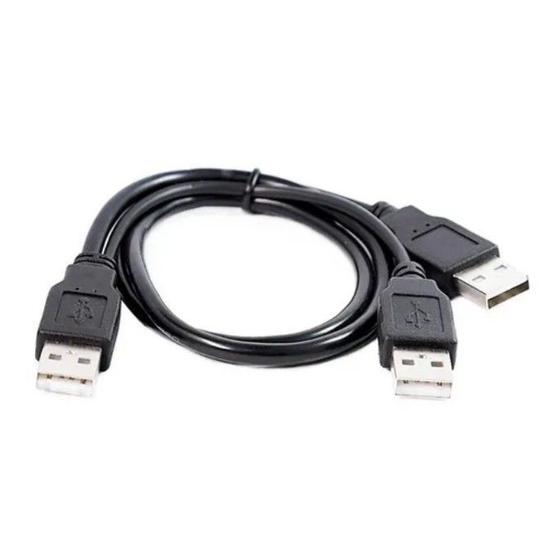 Cabo Y Usb A Macho Para 2 Saídas Usb A Macho Para Hd Externo - Js Technology - Cabo USB ...