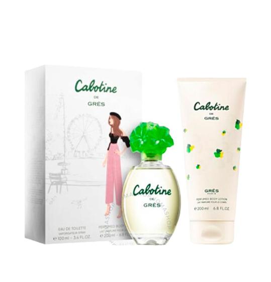 Cabotine Kit perfume gres 100ml eau toilette - Body Lotion 200ml - Kit ...