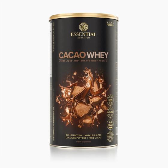 Cacao Whey Hidrolisado E Isolado Sabor Chocolate Da Essential Nutrition ...