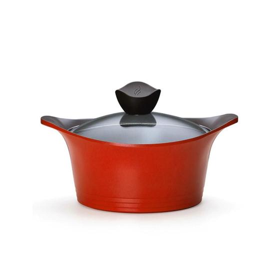Caçarola 20cm/2,4L - Neoflam, Aeni, cor Vermelha, Aluminio Injetado com ...