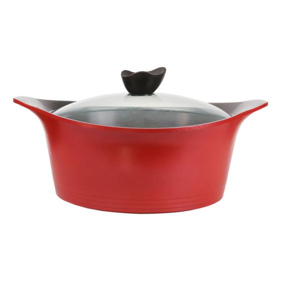 Caçarola Neoflam Aeni Alumínio Vermelha 28cm - 6,2L - Caçarolas ...