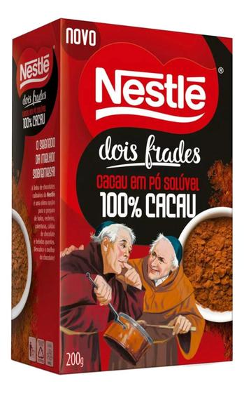 Cacau Em Pó 100% Solúvel Nestlè Dois Frades Caixa 200g - Nestlé ...