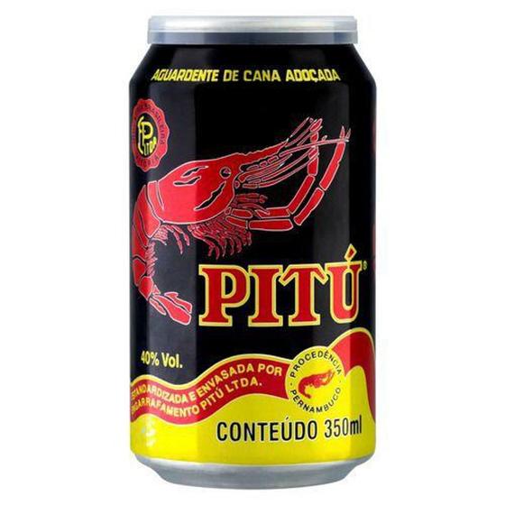 Cachaça Pitú Lata - 350ml - Pitu - Bebidas Destiladas - Magazine Luiza