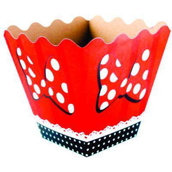 Cachepot de Papel Pequeno Laço - Pacotes com 10 Unidades - TEMA FESTAS ...