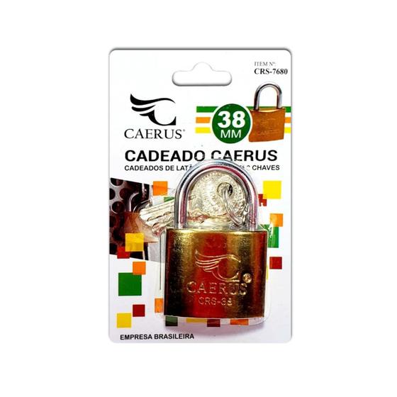 Cadeado 38mm - Caerus - Cadeados - Magazine Luiza