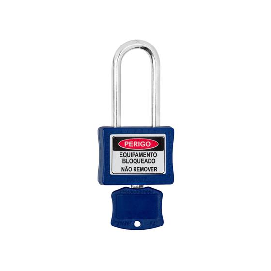 Cadeado Bloqueio Papaiz 35/50mm Haste Longa Azul - Cadeados - Magazine ...