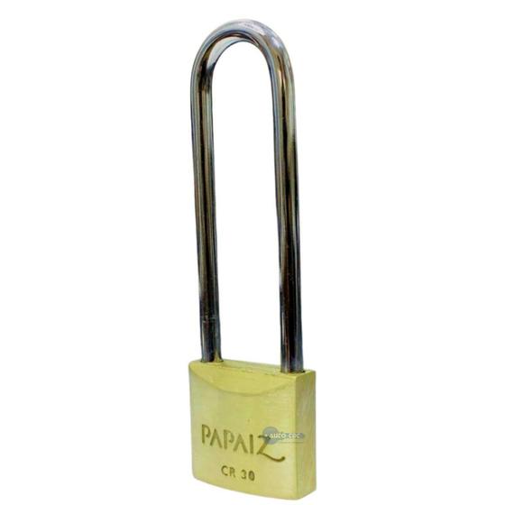Cadeado Cr30/70mm Yale Haste Longa Papaiz Latão Para Portão e ...