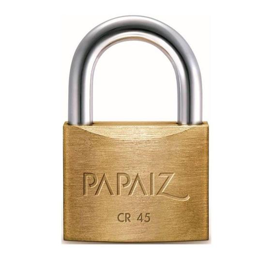 Cadeado de latão - CR-45 - Papaiz - Cadeados - Magazine Luiza