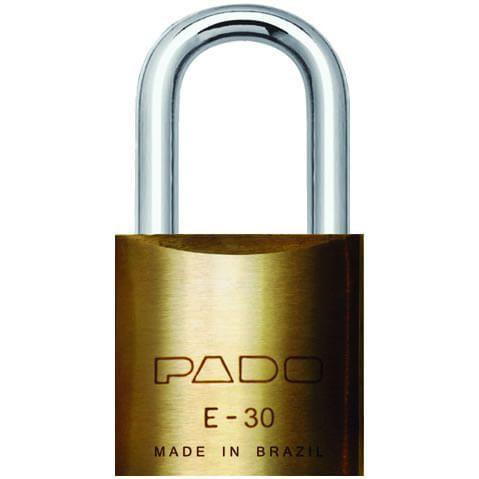 Cadeado e-30mm Tradicional Pado - Corpo em latão maciço com haste em ...