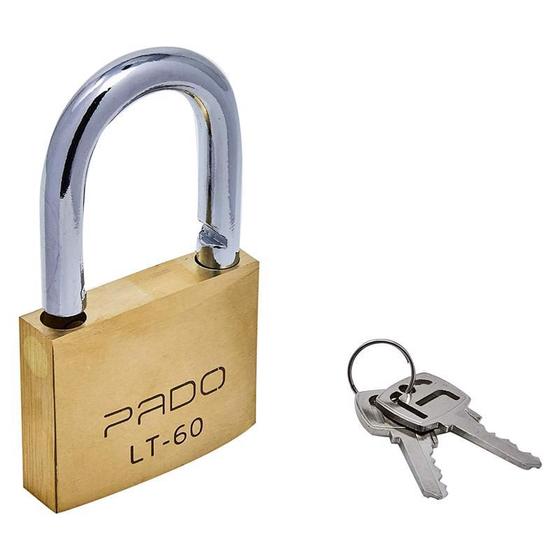 Cadeado em Latão Maciço 60 MM com Chave - Pado LT-60 - Cadeados ...