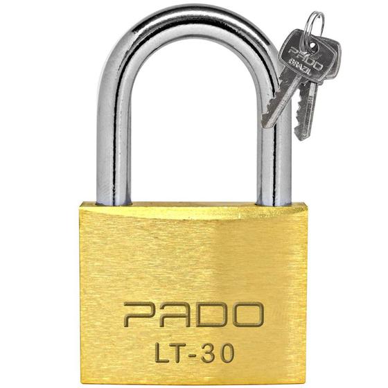 Cadeado Pado LT-30mm Em Latão Atende A Norma ABNT Uso Geral Molas Em ...
