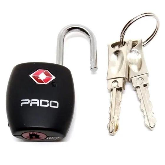 Cadeado sm tsa chave zm-25 preto - Pado - Cadeados - Magazine Luiza