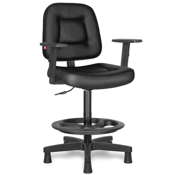 Cadeira Caixa Alta Executiva Giratória Siena Preta Cb 1472 - Cadeira Brasil - Móveis de Cozinha ...