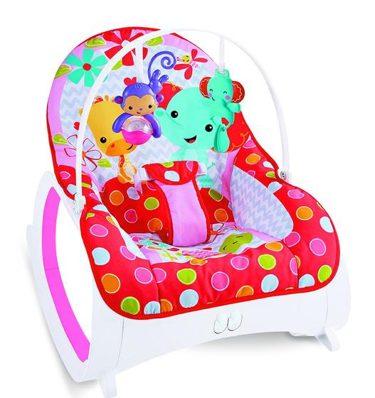 Cadeira de balanço descanço para bebê Color Baby Safari T9171 até 18kg ...