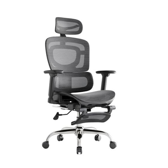 Cadeira De Escritório Ergonômica BT07 e WT07 Luvinco Malha Respirável Suporte Lombar Adaptável ...