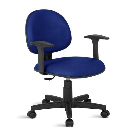 Cadeira De Escritório Executiva Com Lâmina E Braço Rcp Azul - Alphaflex ...