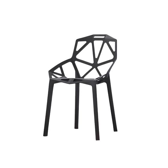 Cadeira Design Chair One Penélope Assento PlásticoPreto - Homeland ...