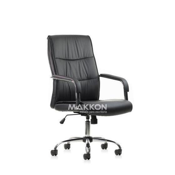 Cadeira Escritório Diretor Preta Mk-5207 - Makkon - Móveis de Cozinha ...
