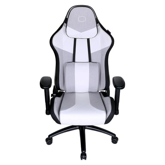 Cadeira Gamer Cooler Master Caliber R3C Cinza e Branca C/ Base de ACO ...