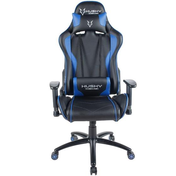 Cadeira Gamer Husky Gaming Storm, Preto e Azul, Com Almofadas ...
