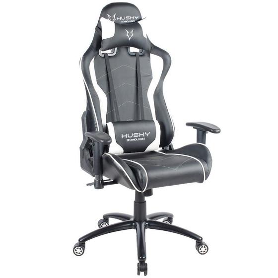 Cadeira Gamer Husky Gaming Storm, Preto e Branco, Com Almofadas ...