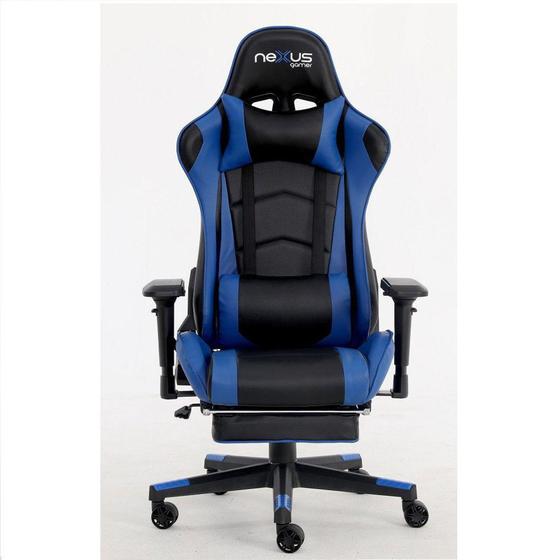 Cadeira Gamer Mod. Scorpion-418 Azul e Preto - Nexus Gamer - Cadeira ...