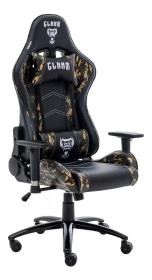 Cadeira gamer mount camuflado cl-cm039 clanm - Cadeira Gamer - Magazine ...