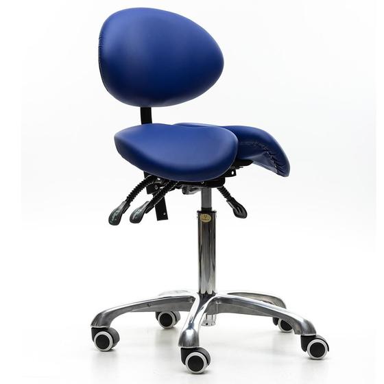 Cadeira Mocho Sela com Encosto Husky Professional 300, Azul - Encosto ...