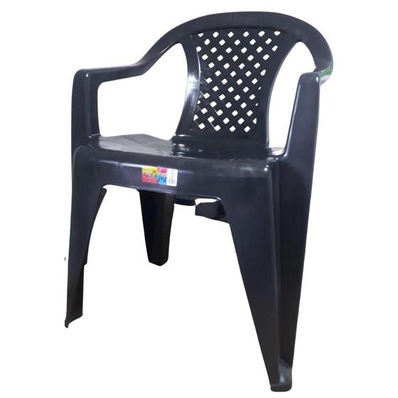 Cadeira Poltrona Baixa Polyplast Suporta 150kg Certificada no Inmetro para Área de Lazer ...