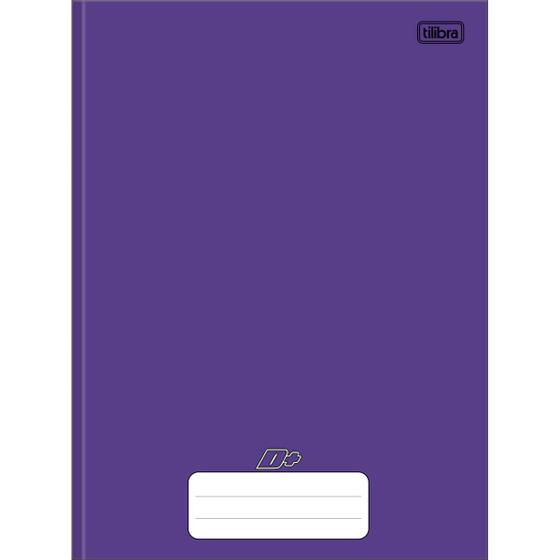 Caderno Brochura Capa Dura Universitário D+ Roxo 48 Folhas - Caderno ...