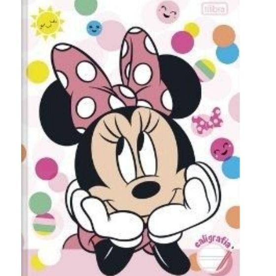 Caderno De Caligrafia Brochura Minnie Mouse 40 Fls Tilibra - Caderno ...