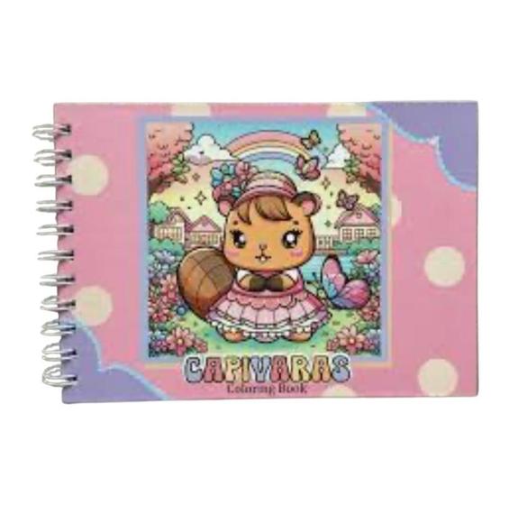 Caderno de Desenho Livro de Colorir Capa Dura Bobbie Goods Stitch ...