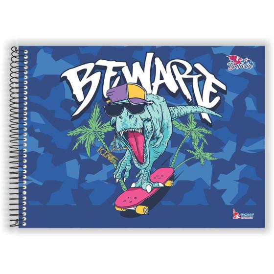 Caderno Desenho Univ Capa Dura Fantasia 40f Masc. Horizontal - TAMOIO ...