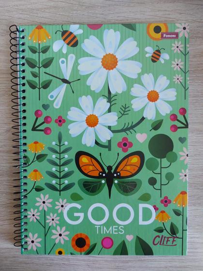 Caderno Foroni 1x1 cliff feminino espiral 80 folhas - Caderno ...