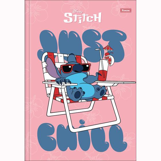 Caderno Foroni 1x1 Stitch brochura 80 folhas - Caderno Brochura ...