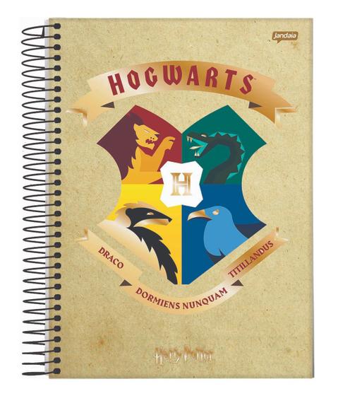 Caderno Harry Potter 20 matérias 400 Folhas Jandaia - Caderno ...