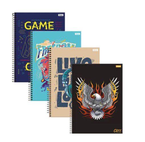 Caderno univ. foroni cd 1x1 80fls cliff - Caderno Escolar ...