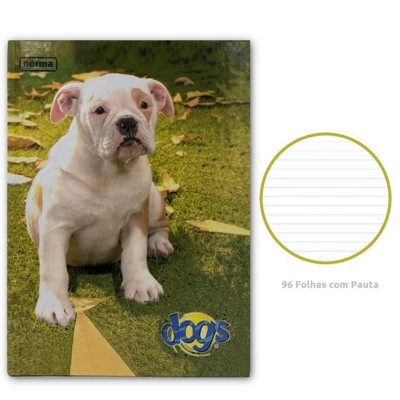 Caderno Universitário Norma Brochura 96Fls Dogs - Caderno Brochura ...