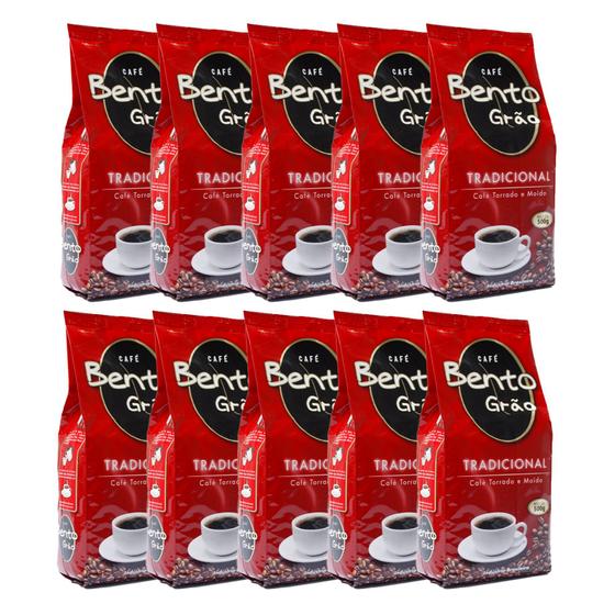 Café Bento Grão Tradicional - Café Torrado e Moído - Caixa 5 kg (cx com ...