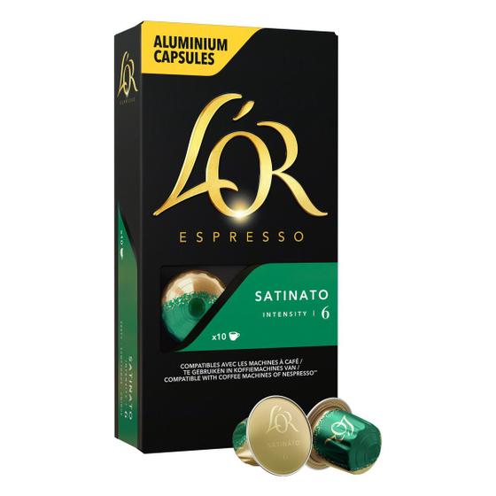 Café em Cápsulas LOR Espresso Satinato 52g - Cápsulas de Bebidas ...