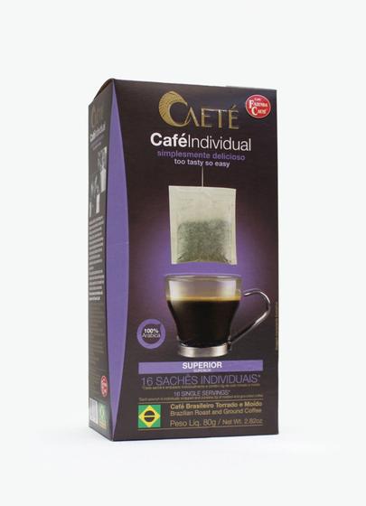 CAFE EM SACHÊ FAZENDA CAETE INDIVIDUAL Superior ( 16 SACHÊS) - Café ...